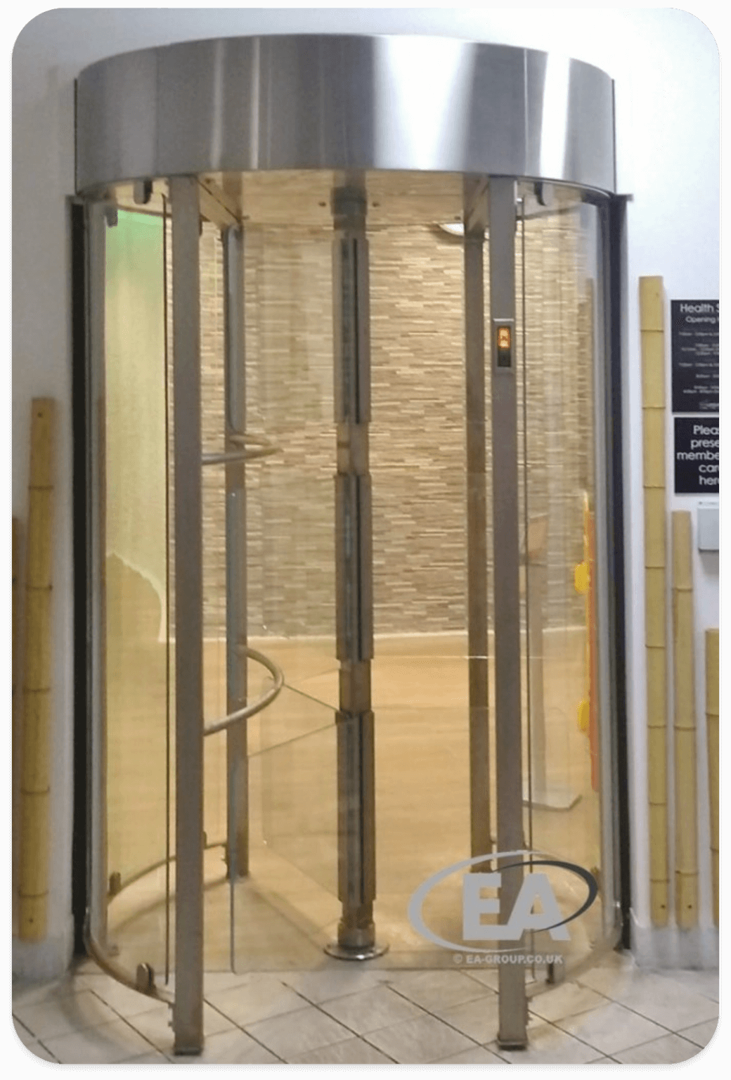Glass-Pass Security Turnstiles | EA Group