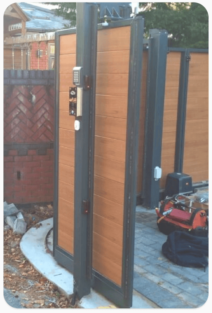 Around The Corner Sliding Folding Gates | EA Group