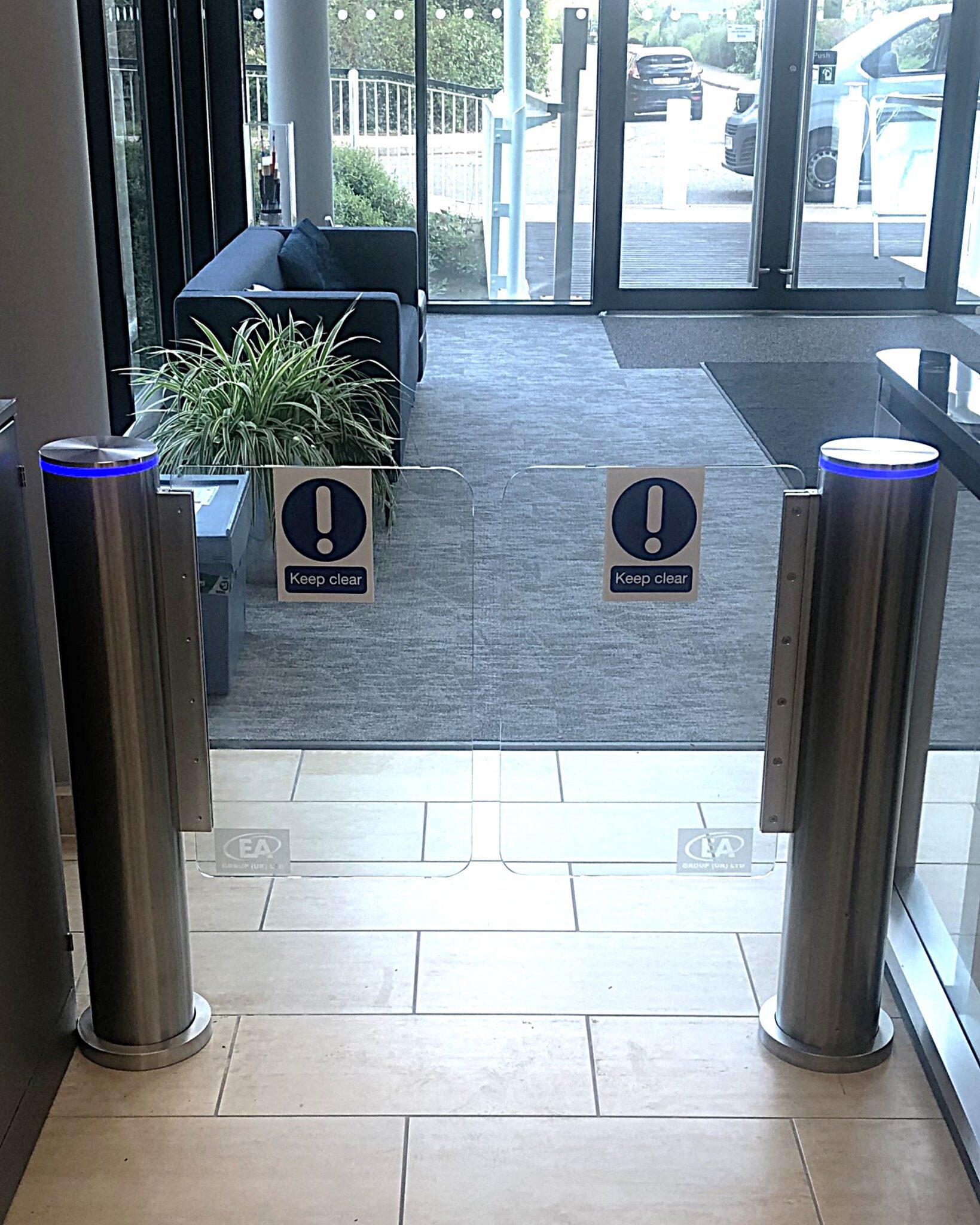 EA Glass Swing Gate Entrance Solutions | EA Group